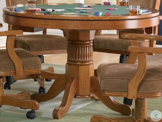 Mitchell Amber Game Table Set from Coaster (100951-52) | Coleman Furniture