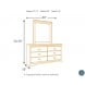 Huey Vineyard Sleigh Bedroom Set from Ashley (B128-77-74-98) | Coleman ...